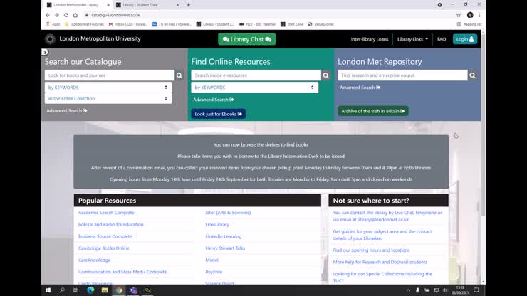 A brief introduction to the Library Catalogue