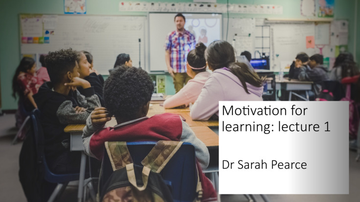Motivation for Learning Lecture 1