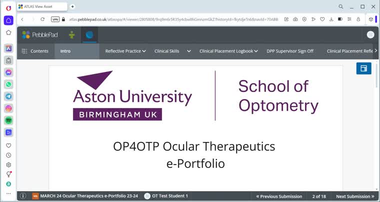 How to sign off the clinical placement logbook for DPP's.