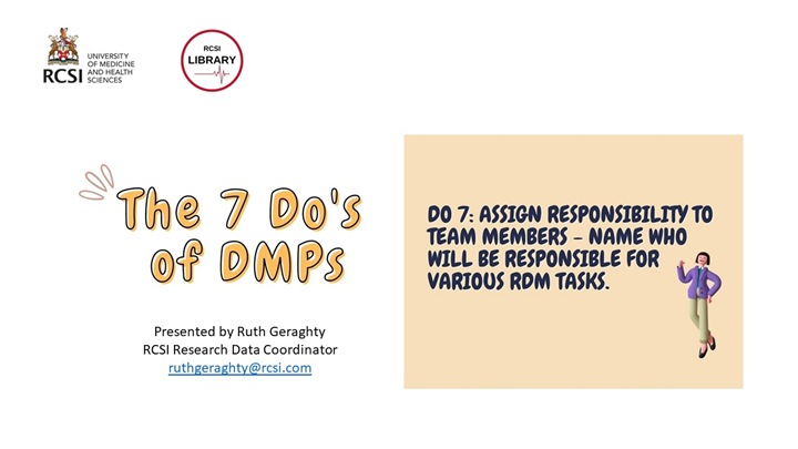 7 Do's of DMPs: (7) Assign RDM roles